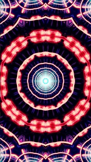 Magnificent Hypnotic Purple Blue Light VJ LOOP NEON Tunnel Abstract Background Video 4K Party Visual