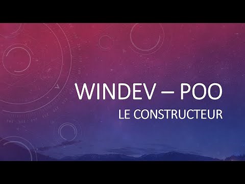 TP3 WinDev POO Comment utiliser Le constructeur
