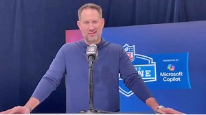 Cowboys coach Brian Schottenheimer live at the NFL Combine | Compilation style