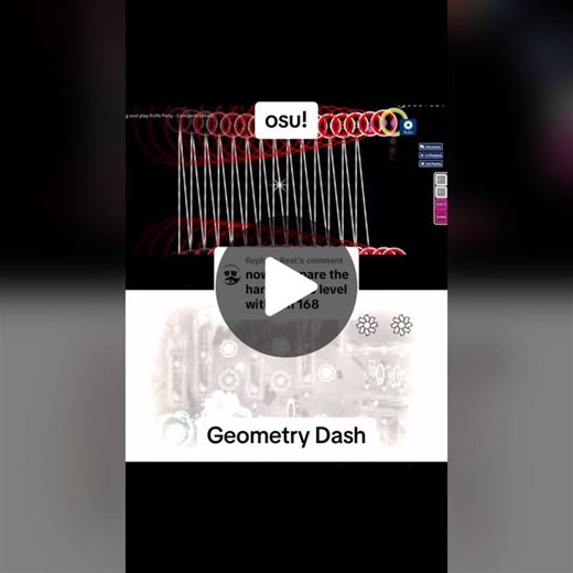 Replying to @Real. They’re both impossible #osu #geometrydash #geometrydashlevels #geometrydashlevel #gd #rhythmgame #rhythm #rhythmgames #songs #osugame #ton618 #ton618gd
