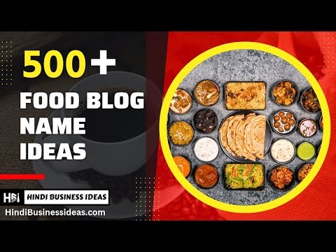 Food Blog Name Ideas #foodblogger 