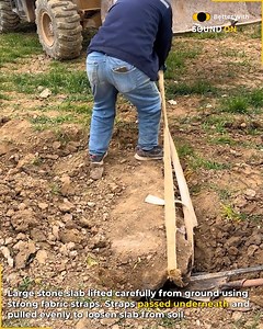 Stone Slab Removal. #StoneWork | Gizmo Trends