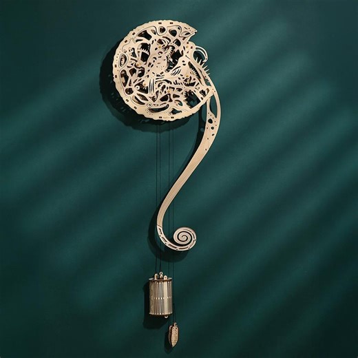 DIY Wooden Mechanical Clock Kit: 3D Puzzle, Eco-friendly Plywood - Etsy New Zealand