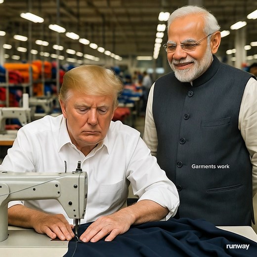 Donald Trump & Narandra Modi sewing. 🪡 #sewing #tailoringtips #fbreelsfypシ゚viralシ #reelsfacebook | Garments works