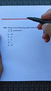 What is x to make the expression undefined? . . . . . . . . . . . . . . . #mathematician #calculus #algebra #mathproblems #engineering #mathisfun #mathematicians #GCSE #math #maths #mathematics #mathreview #mathtricks #mathtrick #mathstricks #mathtutorials #basicmath #fbreels #mathhack #mathtutorial #MathEducation #CSE #mathtutor #mathshorts #mathematical #mathtutoring #mathstudent #mathstudents #mathsteacher #MathChallenge | Dennis E. Albiso