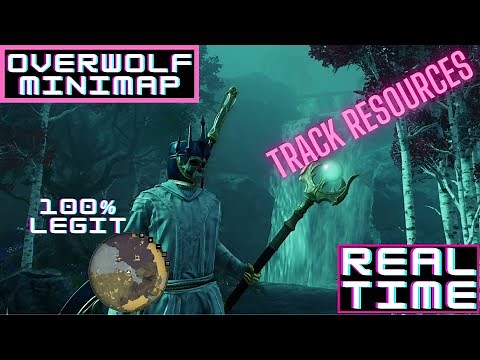 Overwolf Minimap Real Time Resource Tracking 100% Legit! New World 1.2