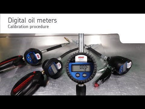 Lincoln digital oil meters - Calibration procedure