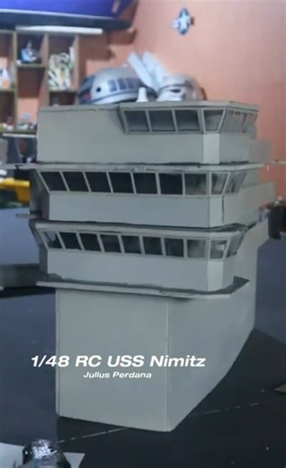 Building a 23-foot / 7-meter RC USS Nimitz