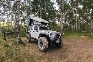 Overland 2012 Jeep JK Wrangler With an Ursa Minor J30 Camper