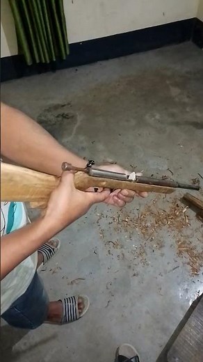 Homemade 22lr single shot gun for Target practice #22lr #22lrgun #homemadegun #22homemadegun #gun