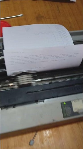 Epson LQ-1310 Test print ok | dot matrix printer #shorts #dotmatrix #printer #viral #new #ahista