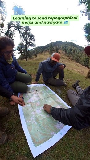 Shivank | Outdoor leader & educator | Map reading and trail navigation are crucial skills for wilderness adventures. One valuable lesson our instructors imparted has stayed... | Instagram