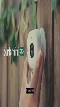 See Every Detail with Blink Mini 2K Plus Security Cameras Color Night Vision and Motion