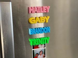 Personalized 3D Printed Name Fridge Magnet - Custom PLA Gift - Etsy