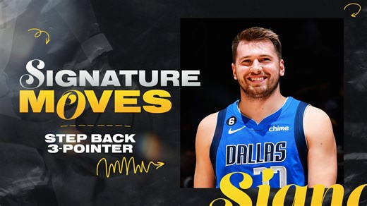 Luka Doncic: Step-back 3s
