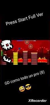 Press Start Full Ver( Insane) GD como todo un pro XD 😅😎(8) #geometrydash #gd