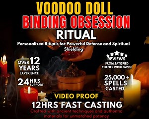 Powerful VOODOO DOLL BINDING Obsession Ritual | Love Obsession | Binding Connection | Psychic Control | Strong Attraction - Etsy