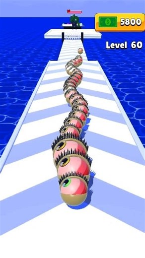 Eyeball Stack Level 60 - Avoid The Peppers And Knives To Be The Most Bright Eyes!