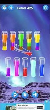 Water Sort – Color Puzzle Game – Level 425 | Color Puzzle Challenge
