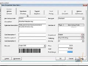 Creating Standard Items in RMS - Part 1