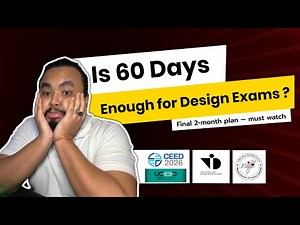Design Exams in 60 Days: Realistic Plan to Crack Design Exams (CEED/UCEED/NID/NIF 2026)