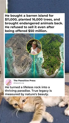 The Man Who Turned Dust Into Paradise! 🏝️