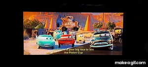Cars (2006) Red's Crying, and Drive's Away 🚒😭 (15th Anniversary Edition) on Make a GIF