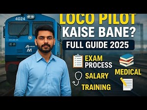 Loco pilot Kaise Bane 2025 | RRB ALP Full Process, Salary, Training, Posting, Syllabus Explained"