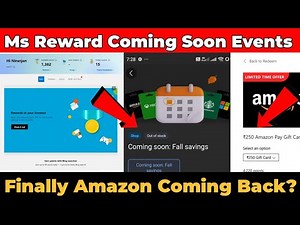 Coming Soon Fall Saving 🍂 | Microsoft Rewards New Update 2025 | Amazon Gift Card Back 🔥