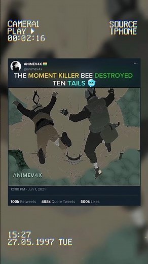 THE MOMENT KILLER BEE DESTROYEDTEN TAILS 🥶