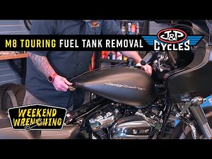 How to remove the tank of a Harley Davidson Electra Glide