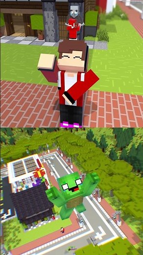 Mikey Is Really Flying Now! 🤣💨 - Maizen Minecaft Animation