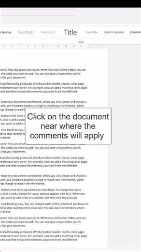 Easy Collaboration: Using Comments in Word 365