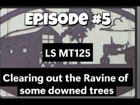 LS MT 125 sub-compact tractor work.