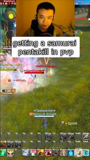 getting a samurai lb pentakill in pvp #ffxiv #ff14 #frontline #pvp #samurai