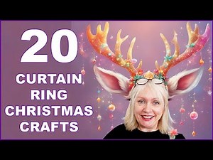 20 Christmas curtain ring craft ideas for the holiday season Christmas in July!