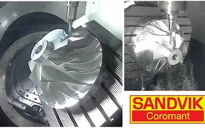 Edgecam联合DMG DMU60evo与山特维克可乐满加工展示