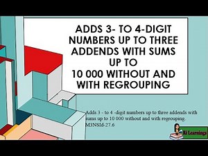 Math Q1W4 Lesson2 Adds 3- to 4-digit numbers up to three addends with sums up to 10 000