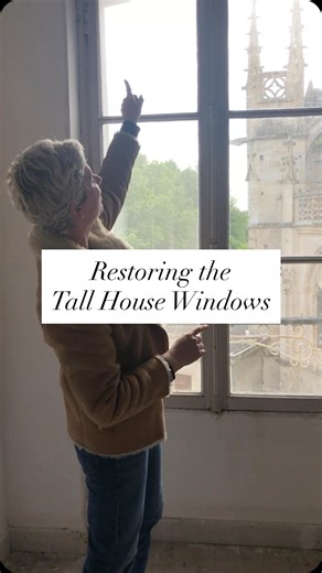 23K views · 61 comments | We opted to keep the original windows at the Tall House and restore them. This is what the process was like. #france #normandy #frenchrenovation #windows #originalwindows | Design Mom | Facebook