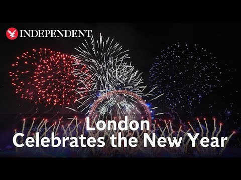 London welcomes 2025 with spectacular firework display
