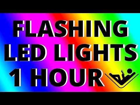 Color Changing Screen - Disco Led Lights [1 Hour With Relaxing Music]