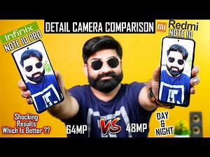 Infinix Note 10 Pro Vs Redmi Note 10 Camera Test | Detail Comparison | Day & Night|Which Is Better?