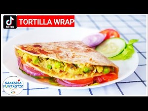 TikTok TORTILLA Wrap Hack | DELICIOUS WRAP READY IN FEW MINUTES | Breakfast wrap hack|Viral Trending