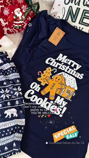 The countdown is on! Get your matching pajamas before Christmas! 💌✨#pajamaparty #christmaspajamas #christmasgifts #familytime #fyp #holidayoutfit #matchingoutfits #pajamaset #matchingpjs