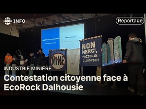 Forte opposition gaspésienne à la mine de pouzzolane à Dalhousie