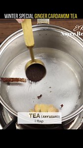 Winter Special ginger cardamom tea #winterrecipes #tea #viralfood #recipeoftheday | Ek Nayee Recipe