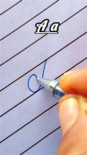 how to write cursive "Aa"#cursivehandwriting #shorts