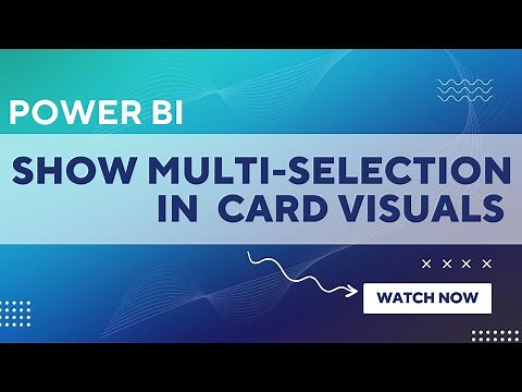 HOW TO SHOW MULTIPLE MEASURES IN A SINGLE CARD IN POWER BI | ALL SLICER SELECTED MEASURES IN A CARD
