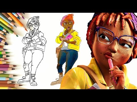 How To Draw April O'Neil from TMNT Mutant Mayhem