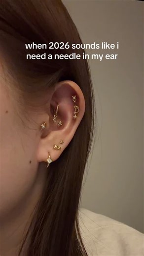 ingrid on Instagram: ":P jewelry & discount codes linked in bio #earpiercings #earstack #earpiercing #relatable #explore"